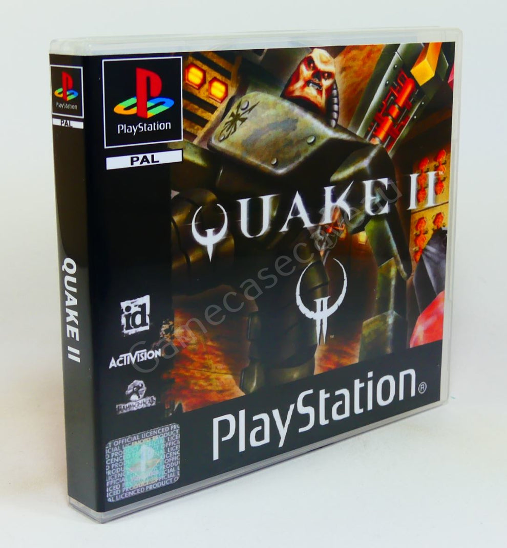 Quake II - PS1 Replacement Case – GameCaseCaveAU