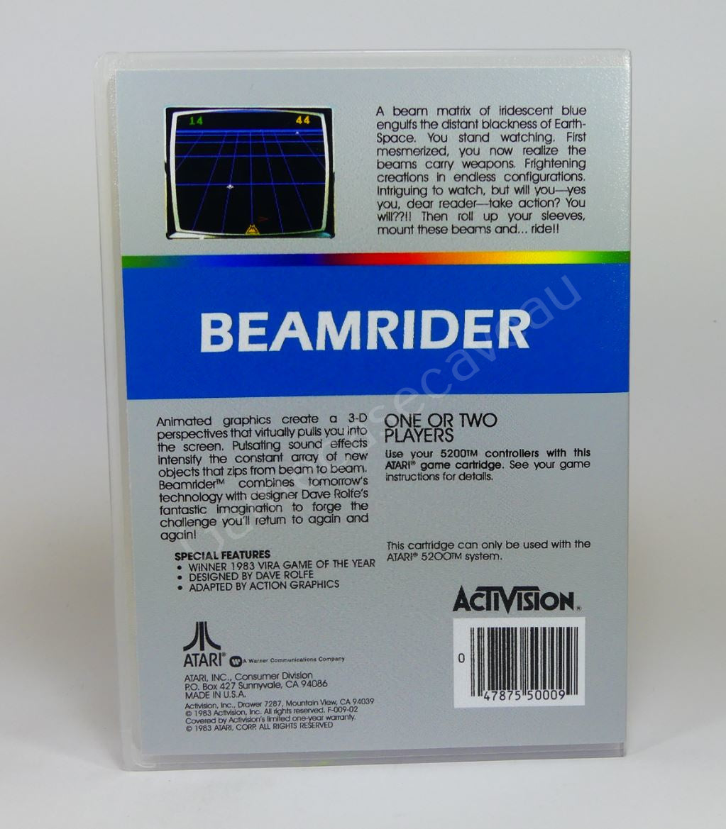 Beamrider - 5200 Replacement Case – GameCaseCaveAU