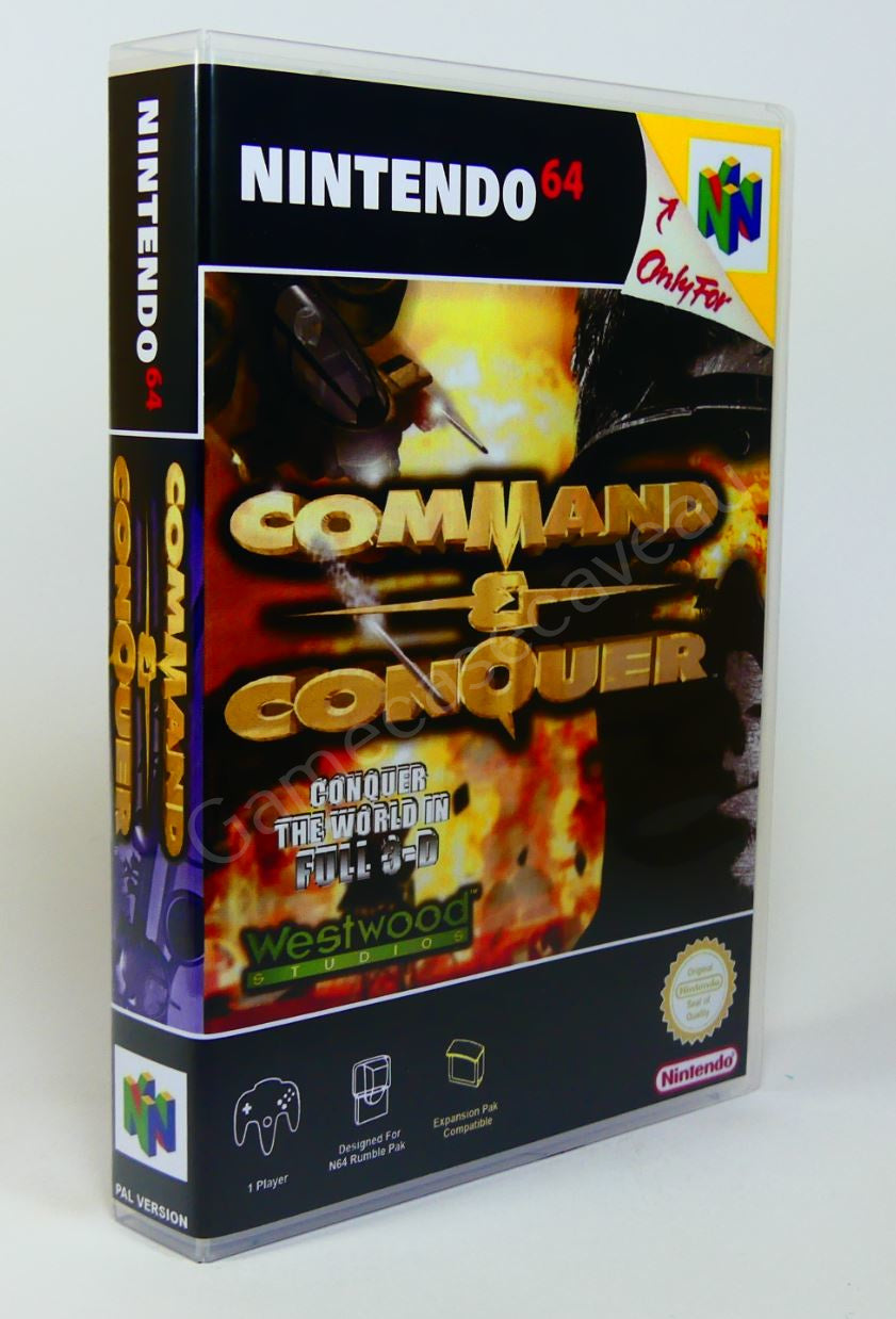 Command & Conquer - N64 Replacement Case – GameCaseCaveAU