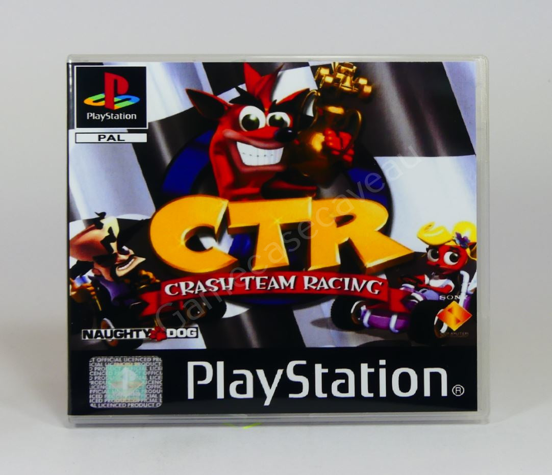 Crash Team Racing - PS1 Replacement Case – GameCaseCaveAU