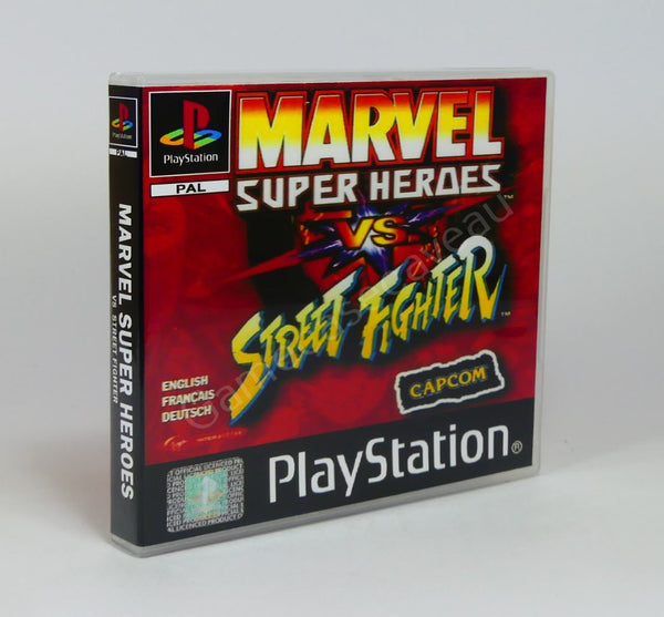 Marvel Super Heroes vs Street Fighter - PS1 Replacement Case ...