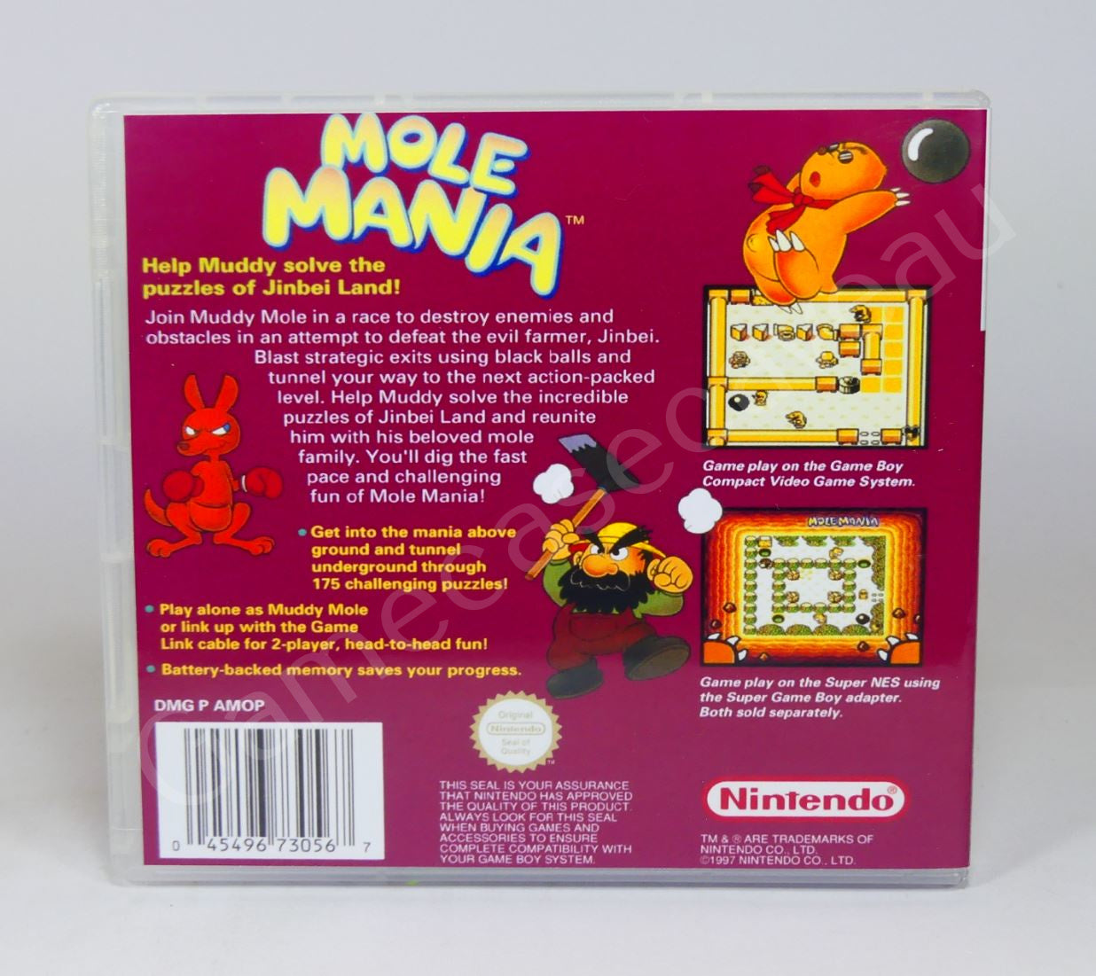 Mole Mania - GB Replacement Case – GameCaseCaveAU