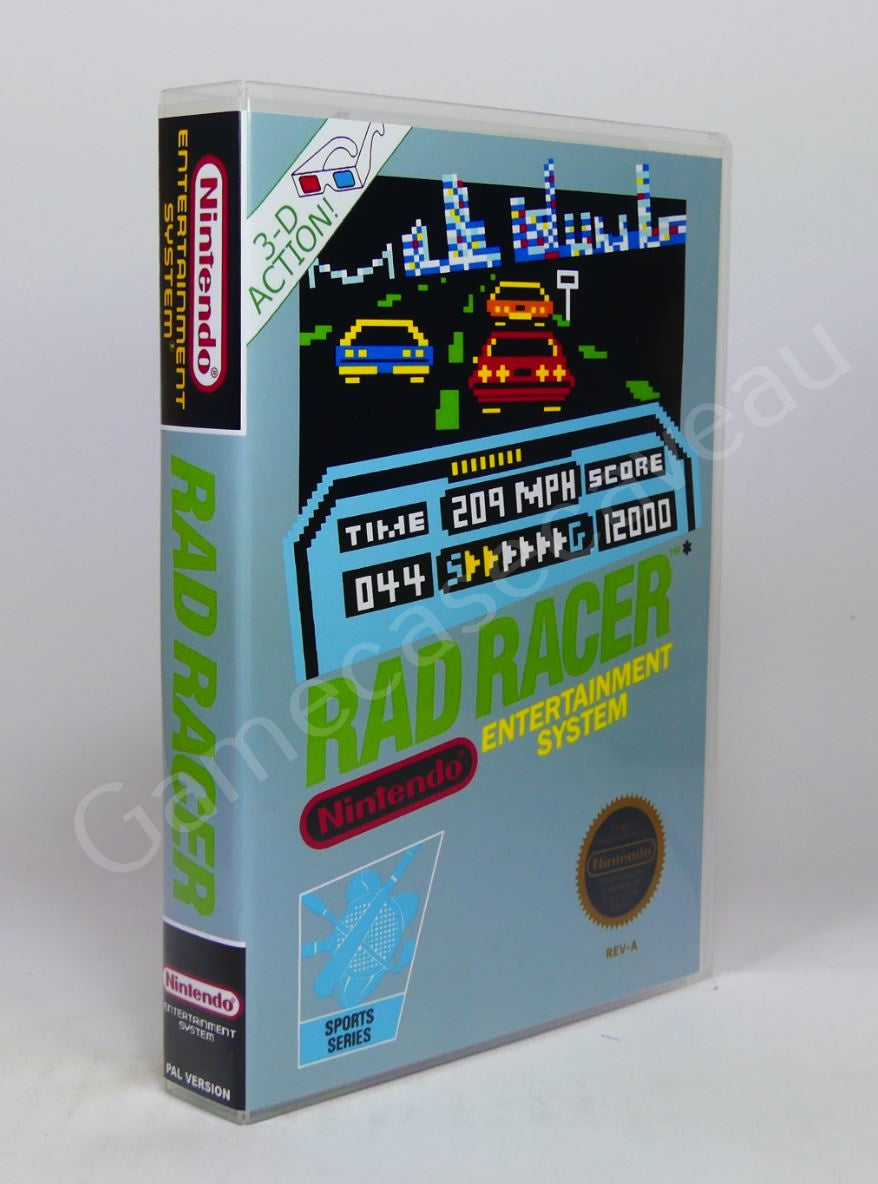 Rad Racer - NES Replacement Case – GameCaseCaveAU