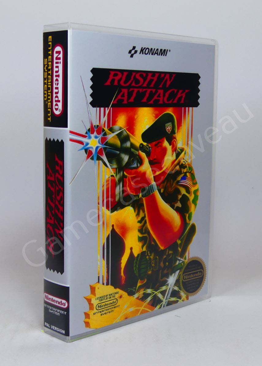 Rush 'n Attack - NES Replacement Case – GameCaseCaveAU
