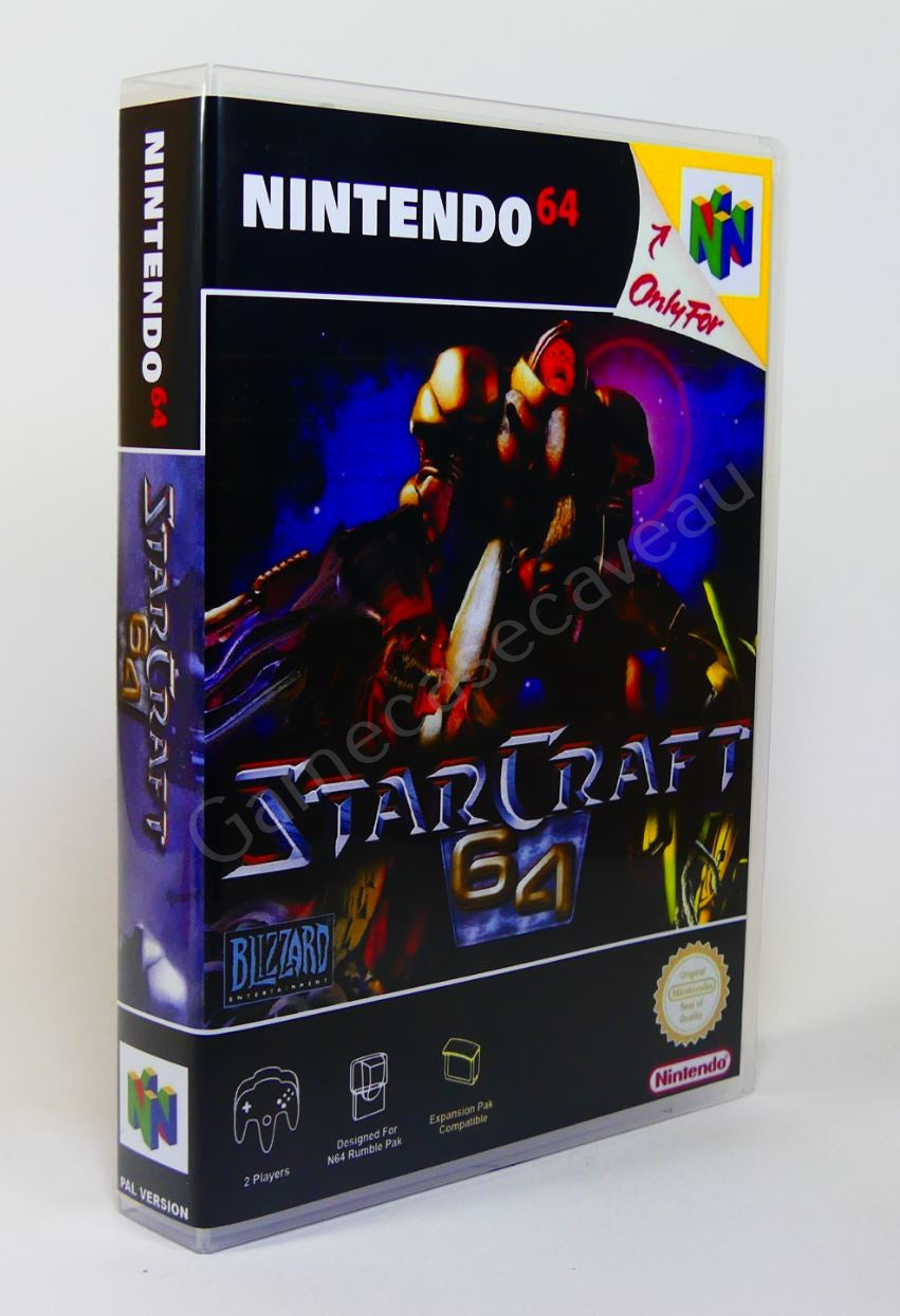 StarCraft 64 - N64 Replacement Case – GameCaseCaveAU