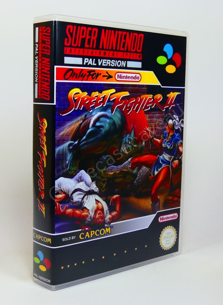 Street Fighter II - SNES Replacement Case – GameCaseCaveAU