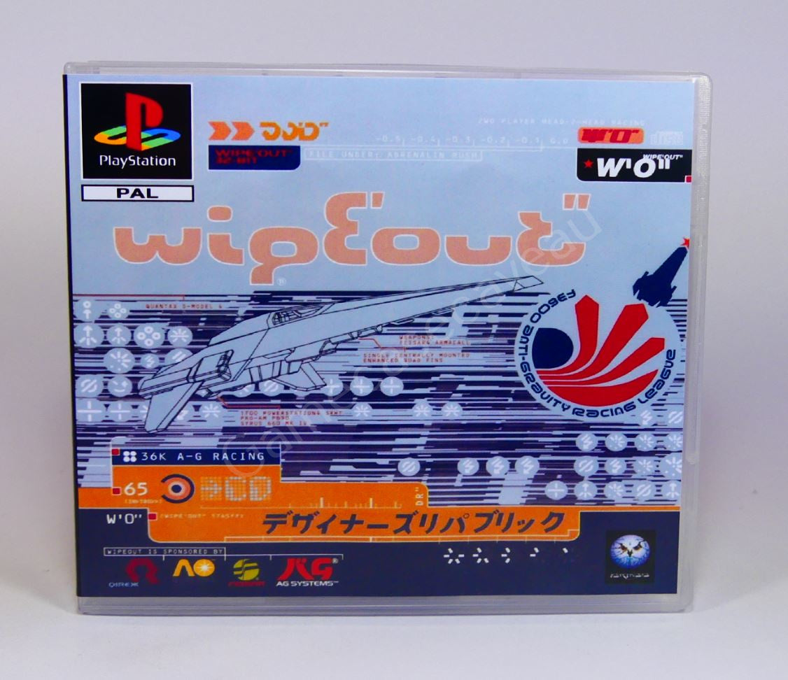 Wipeout - PS1 Replacement Case – GameCaseCaveAU
