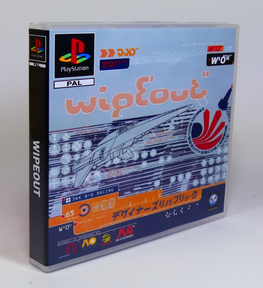 Wipeout - PS1 Replacement Case – GameCaseCaveAU